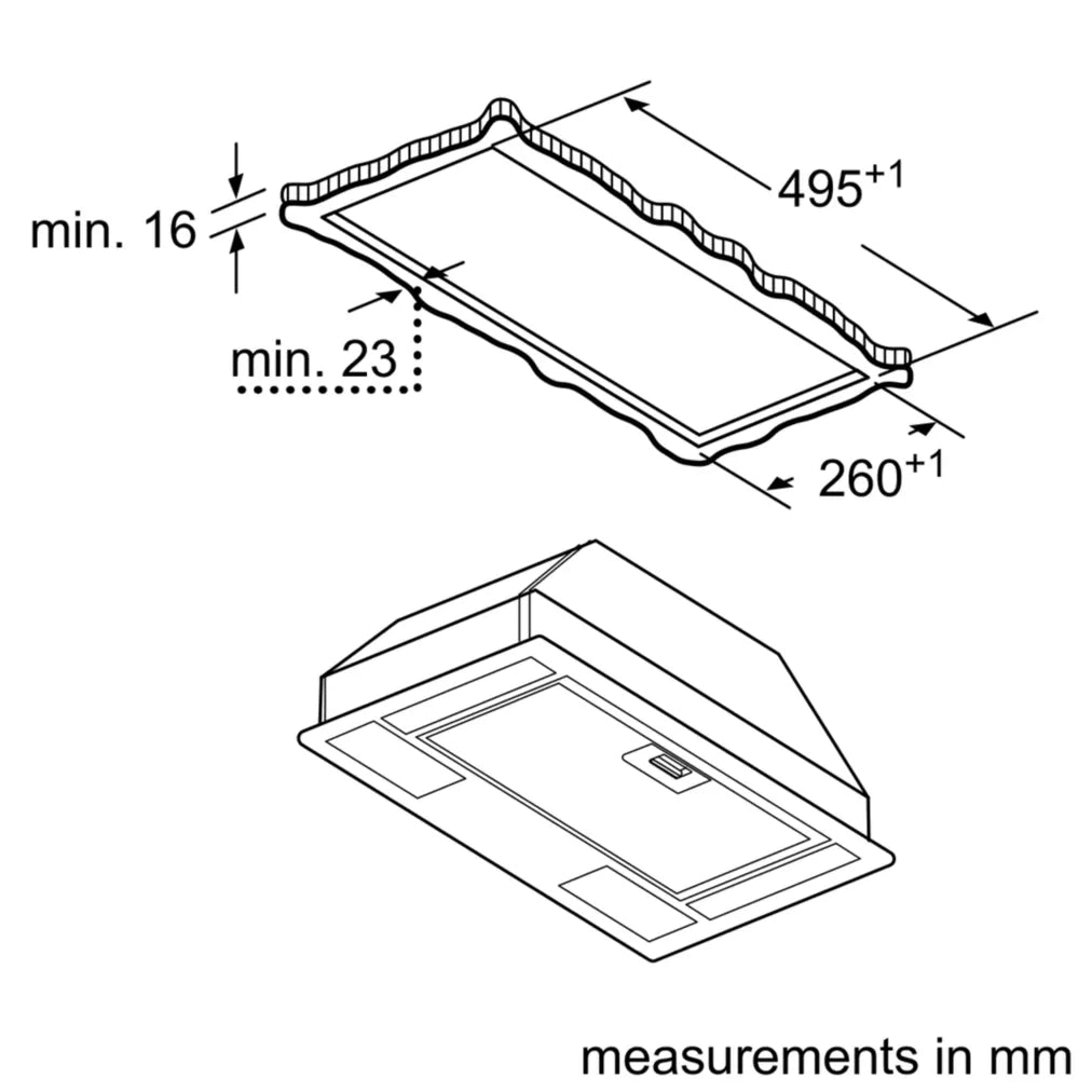 BOSCH 53CM CANOPY HOOD EXTRACTOR SERIES 2 - DLN53AA50 – Direct Deals