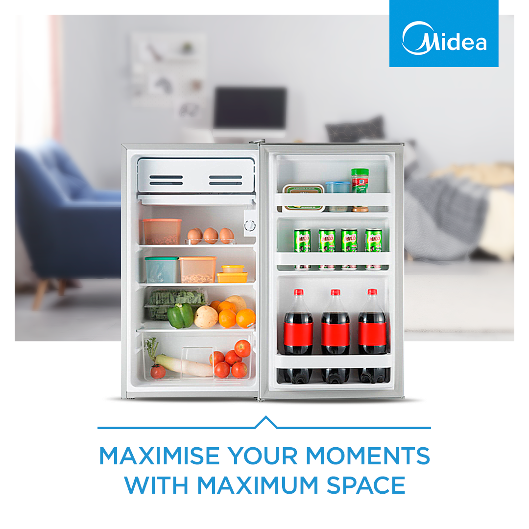 Midea 93L Bar Fridge with Freezer | Energy Efficient A+ – Direct Deals