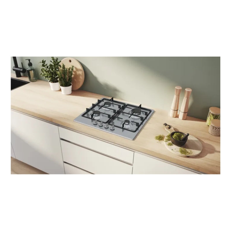 BOSH 60CM SERIES 2 GAS HOB STAINLESS STEEL – PGP6B5K60Z – Direct Deals