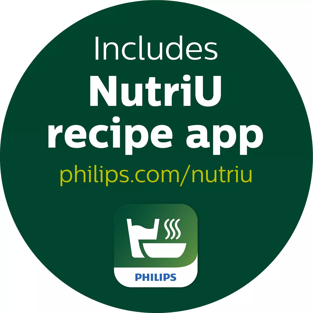 PHILIPS XL 1.2KG/6.2L CONNECTED AIRFRYER NUTRI-U ESSENTIAL HD9280/91 ...