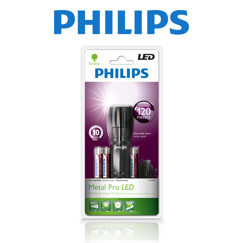 PHILIPS LED TORCH METAL PRO LED TORCH – Direct Deals